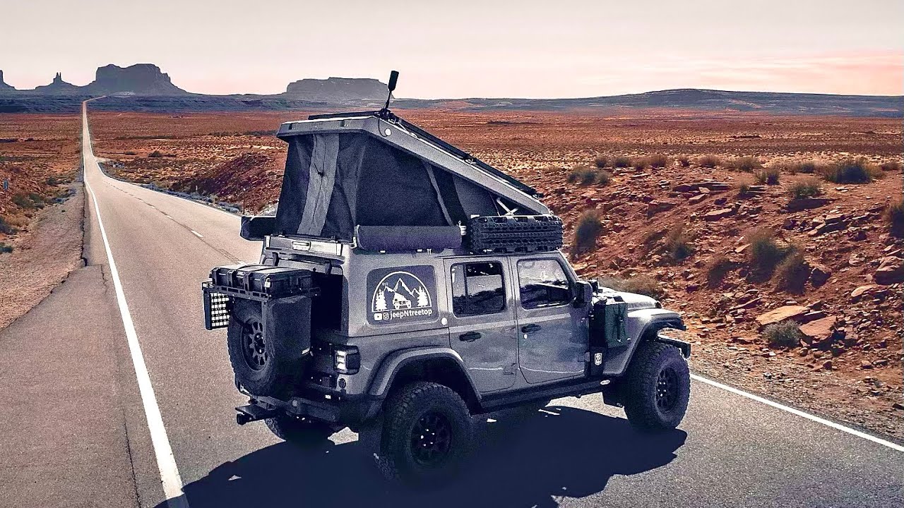 JeepNtreetop Full Time Overland Jeep Walkaround at Overland Expo West ...