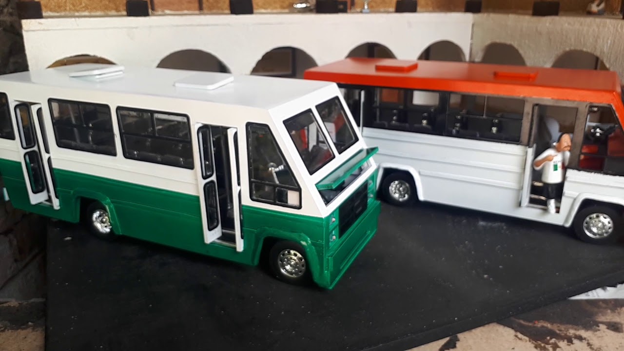 Microbuses Alfa 30-30 a escala 1/18 - YouTube