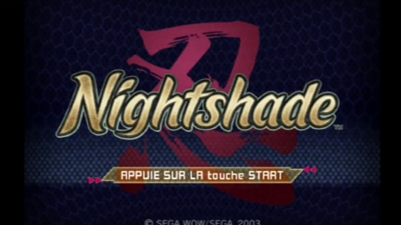 [Ps2] Introduction du jeu Nightshade de Sega (2004) - YouTube
