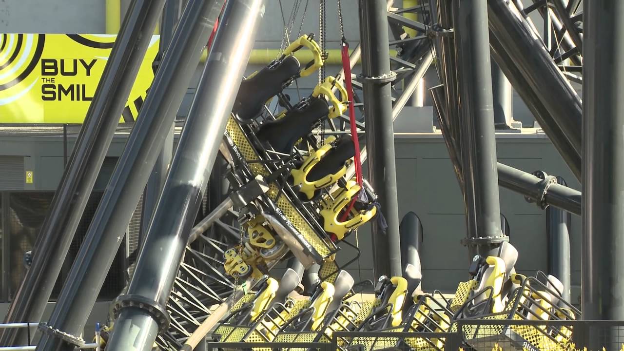 Smiler at Alton Towers - Post Accident and Testing - YouTube