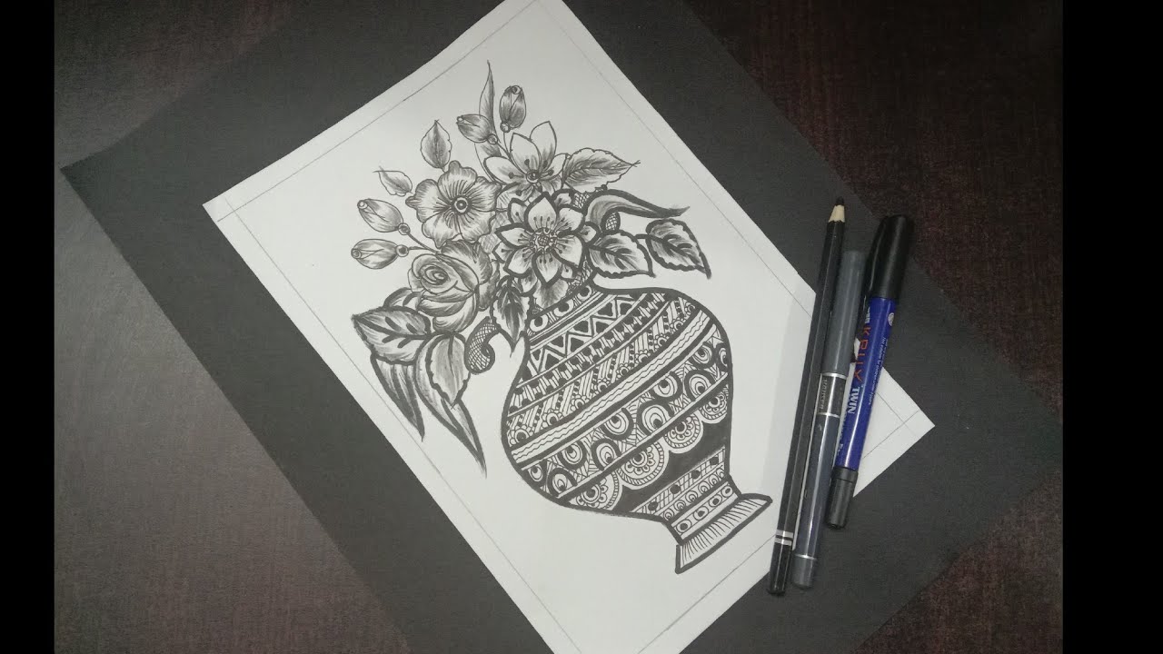 Vase Mandala design. 🌼 - YouTube