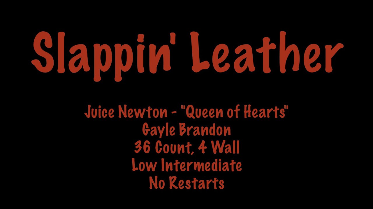 Called Line Dance Demo: "Slapping Leather" (Virtual Line Dance Class ...