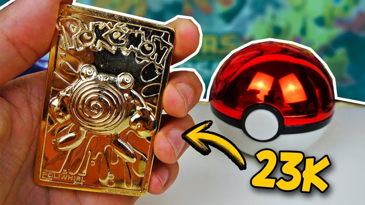 23K GOLD - PLATED POKÉMON TRADING CARD! 🏆 (Edición Limitada ...
