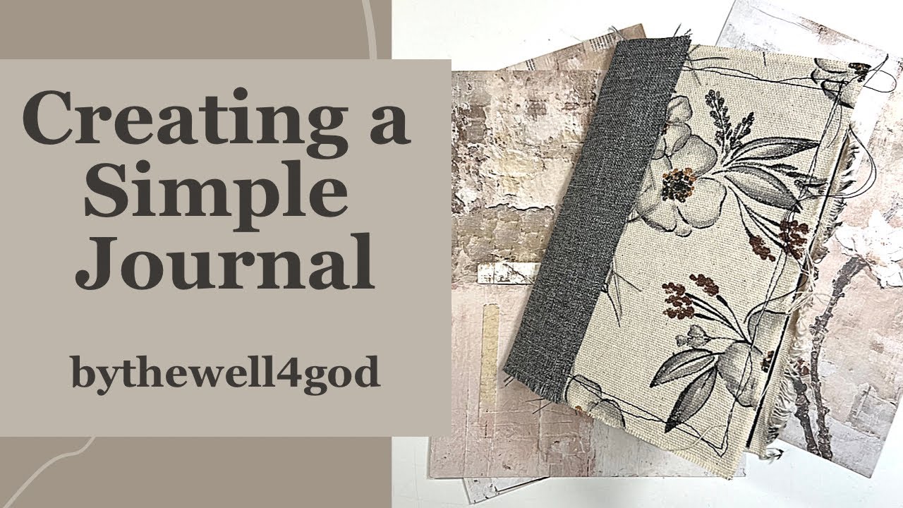 Create a Simple Journal using beautiful paper from bythewell4God # ...