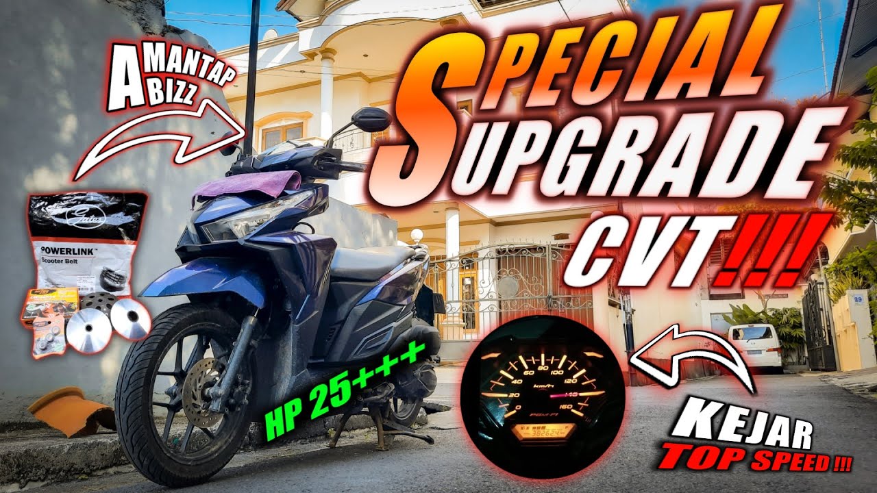 UPGRADE CVT VARIO 150/125 NEW TANPA BORE UP KENCANG ABIS MANTAP TOP ...