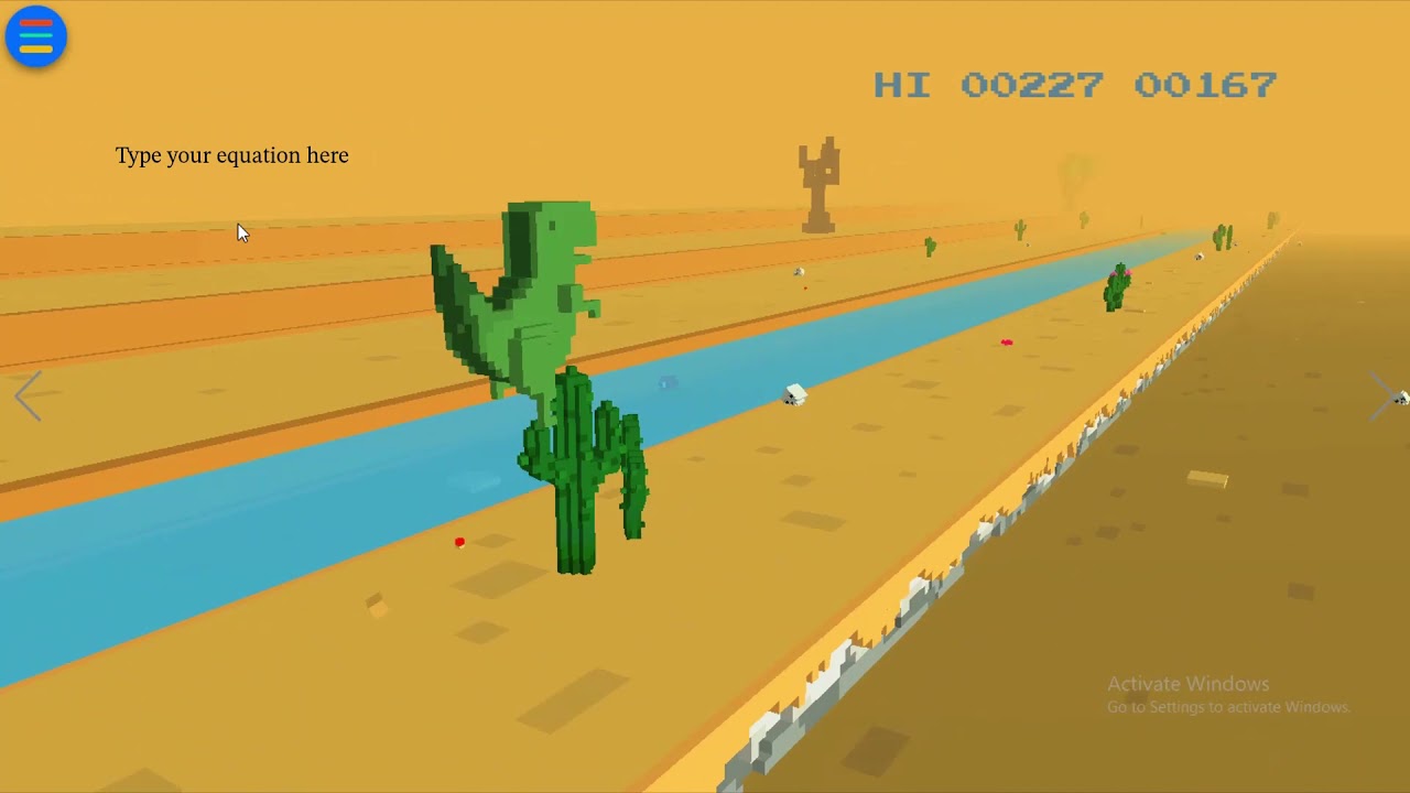 Did You Know Chrome Dino T-rex Game Also In 3d Chrome Dino T-rex Game ...