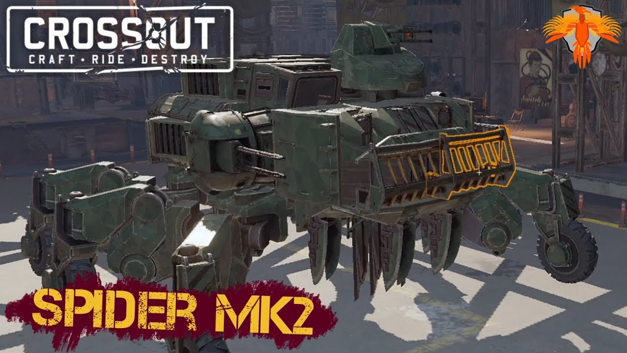 Crossout Building Gameplay 2021 - Let's Build 122 - Spider MK2 - No ...