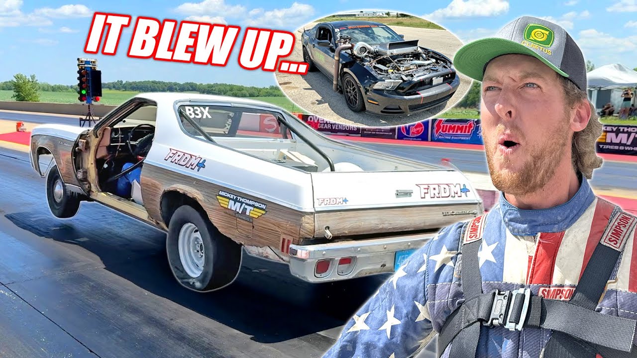 Cheap Racecar Challenge Day 4 - Lumberjack Goes DEEP 9's, 240 and Mustang Break Down! - YouTube