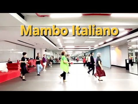 Mambo Italiano linedance. Choreographer-Susan Prats (USA) - YouTube