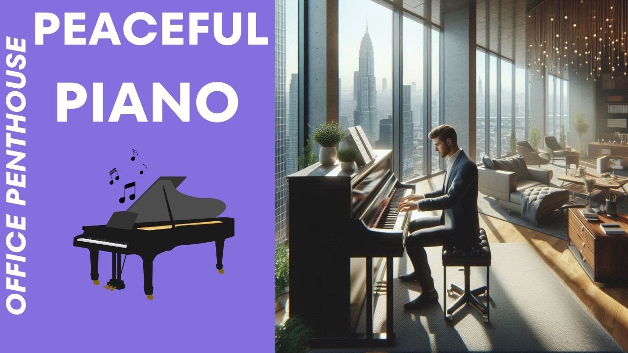 112.Peaceful Piano Music for Office Penthouse | Relaxing Work Vibes ...