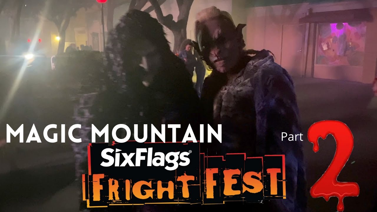 Six Flags Magic Mountain Fright Fest | Scare Zones, Scare Actors & A ...