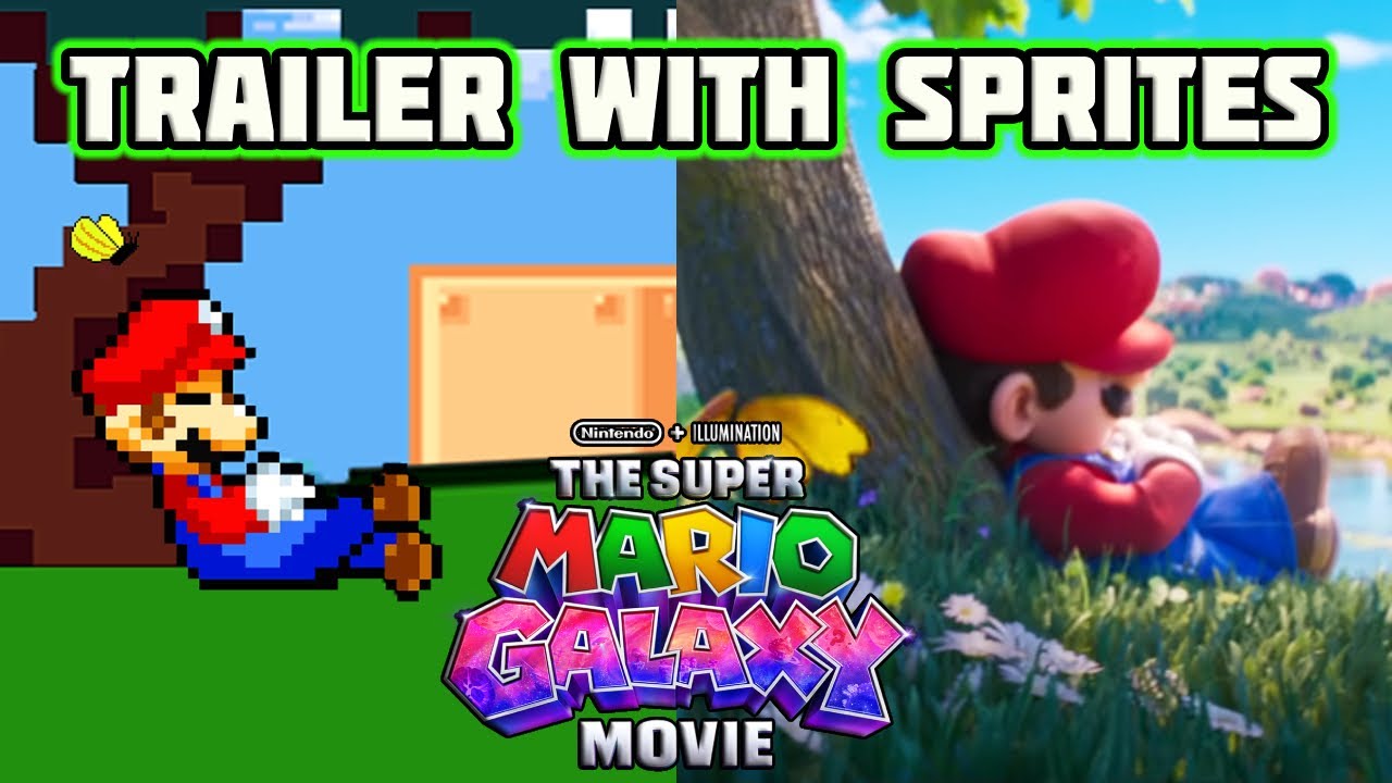Super Mario Galaxy: The Movie Trailer (Recreated with sprites) - YouTube
