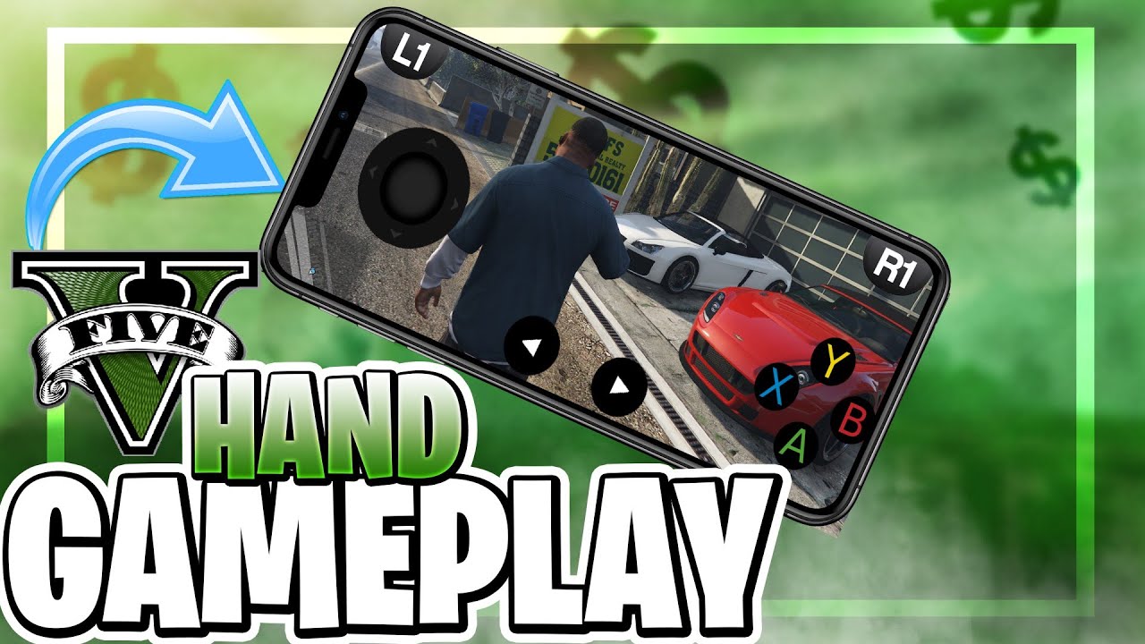 GTA 5 ANDROID HAND GAMEPLAY | REAL GTA 5 MOBILE - YouTube