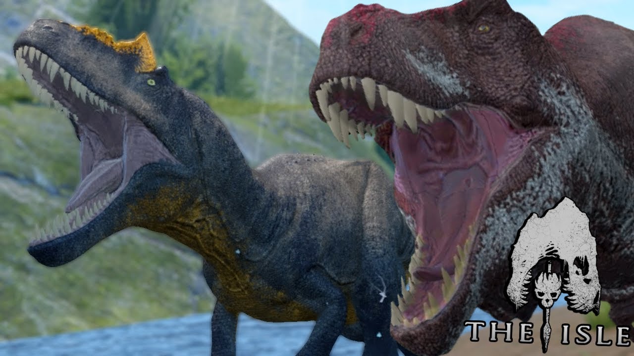 A LIGHT IN THE DARK!!!Journey of an Allosaurus-The Isle - YouTube