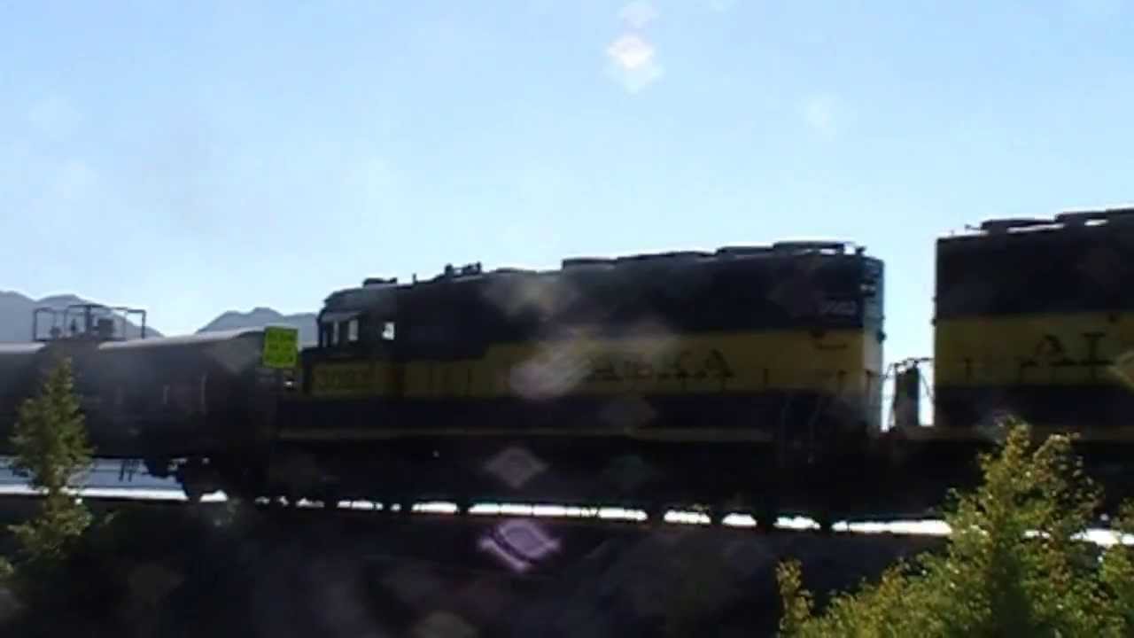 Alaska Railroad (Freight Train), 09-20-2013 - YouTube