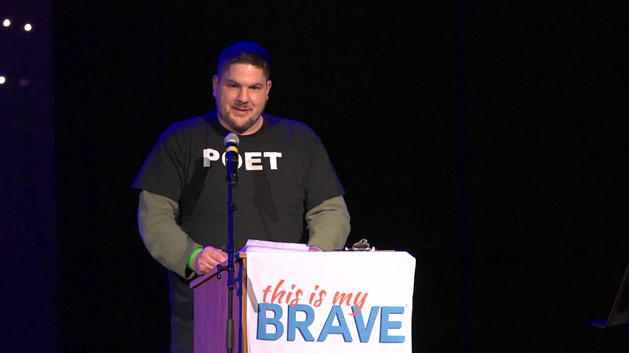 Jason Wright performs "A Patient Speaks Up" at This Is My Brave Boston ...