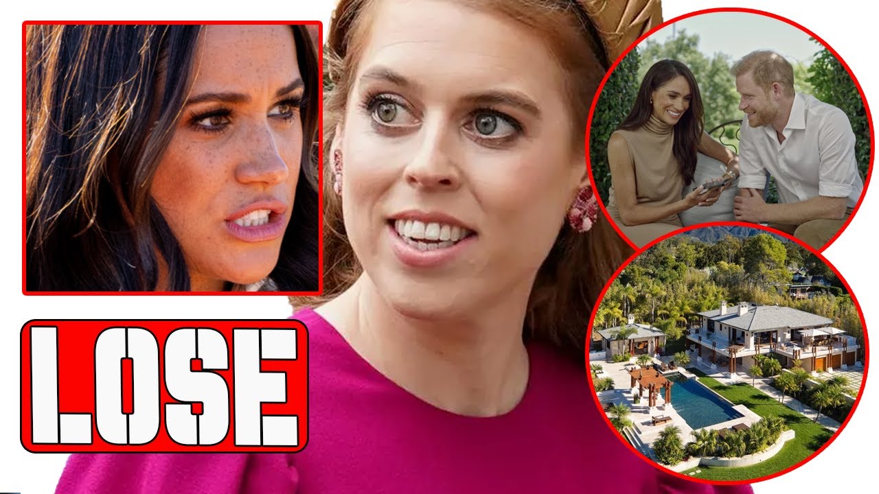 Meg Stunned As Beatrice Expose Sussexes Lose Montecito Mansion + Stay ...