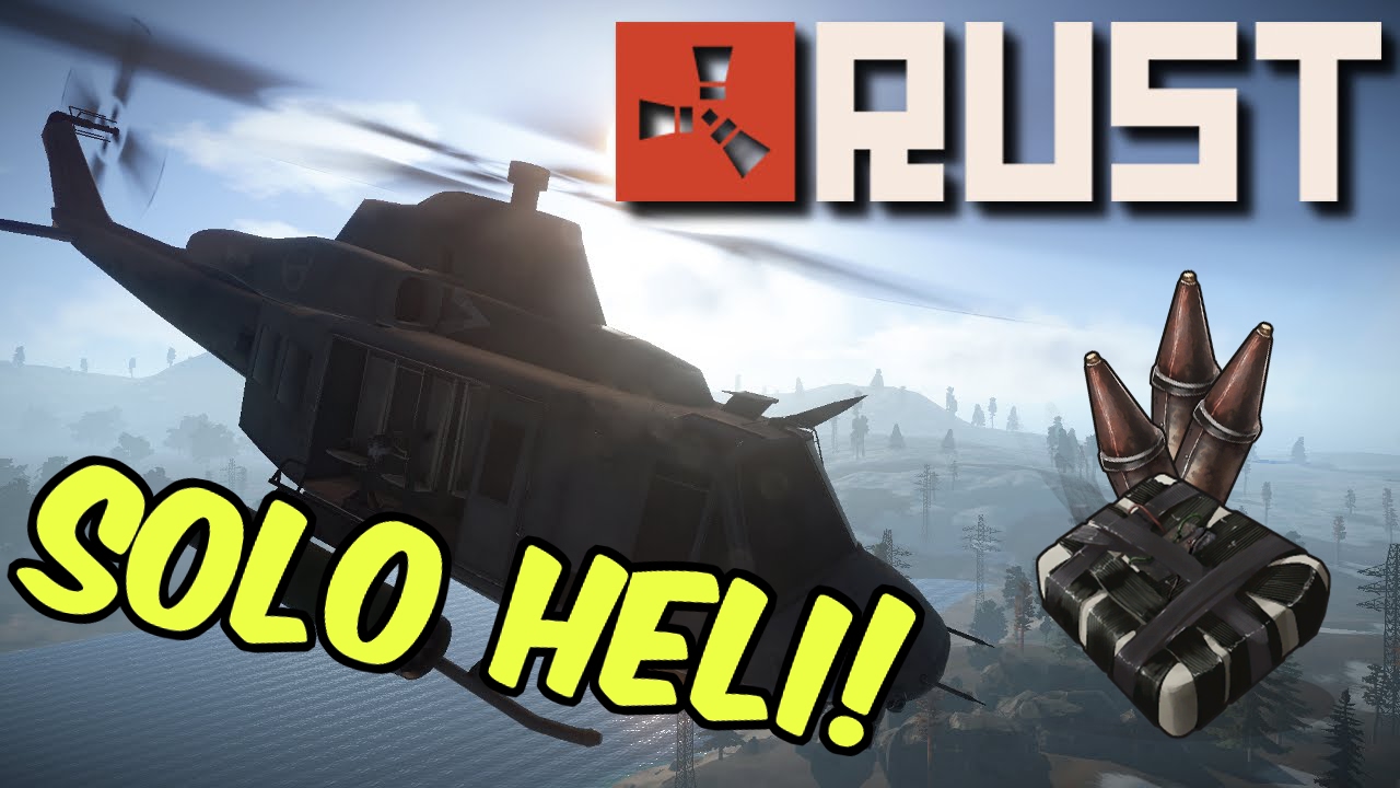 SOLOING THE HELI & VISITING THE NEIGHBOURS - RUST - YouTube