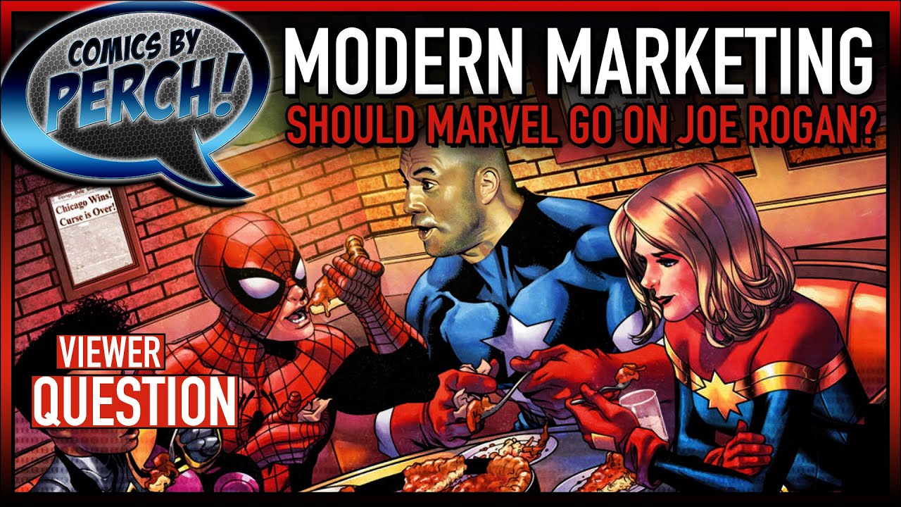 Going on Joe Rogan to promote comics? Modern comic marketing - YouTube