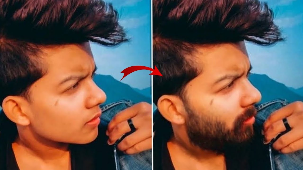 Beard Editing | How To Make Beard Picture | Riyaz Aly - YouTube