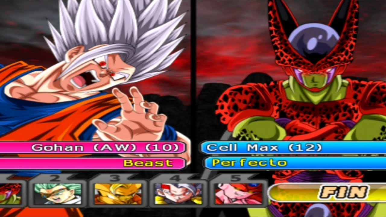 Gohan Bestia Team Vs Cell Max Perfecto Team - YouTube