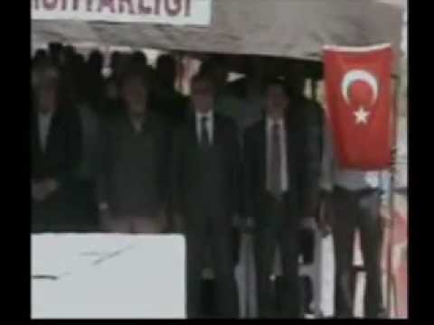 İstiklal Marşı'mız ve Ortaoba köyü Muhtar'ının konuşması..