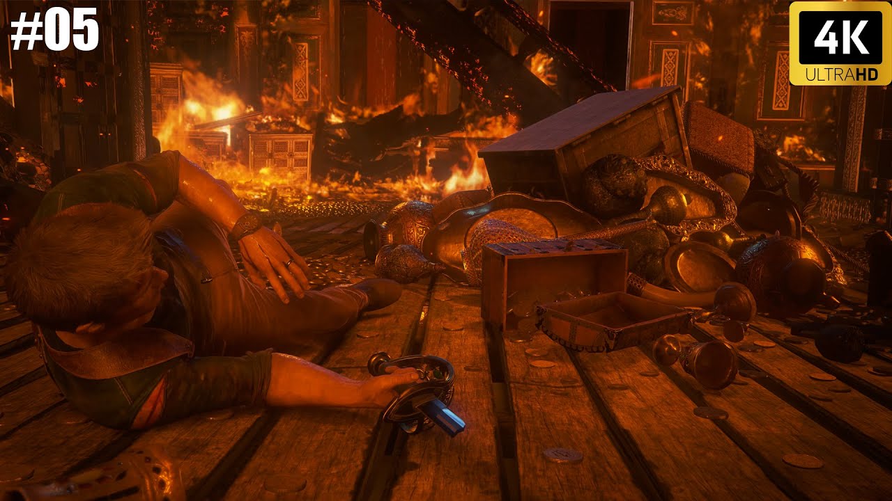 PIRATE AVERY TREASURE WITH BEAUTIFUL ENDING !! | [4k 60FPS] Uncharted 4 ...