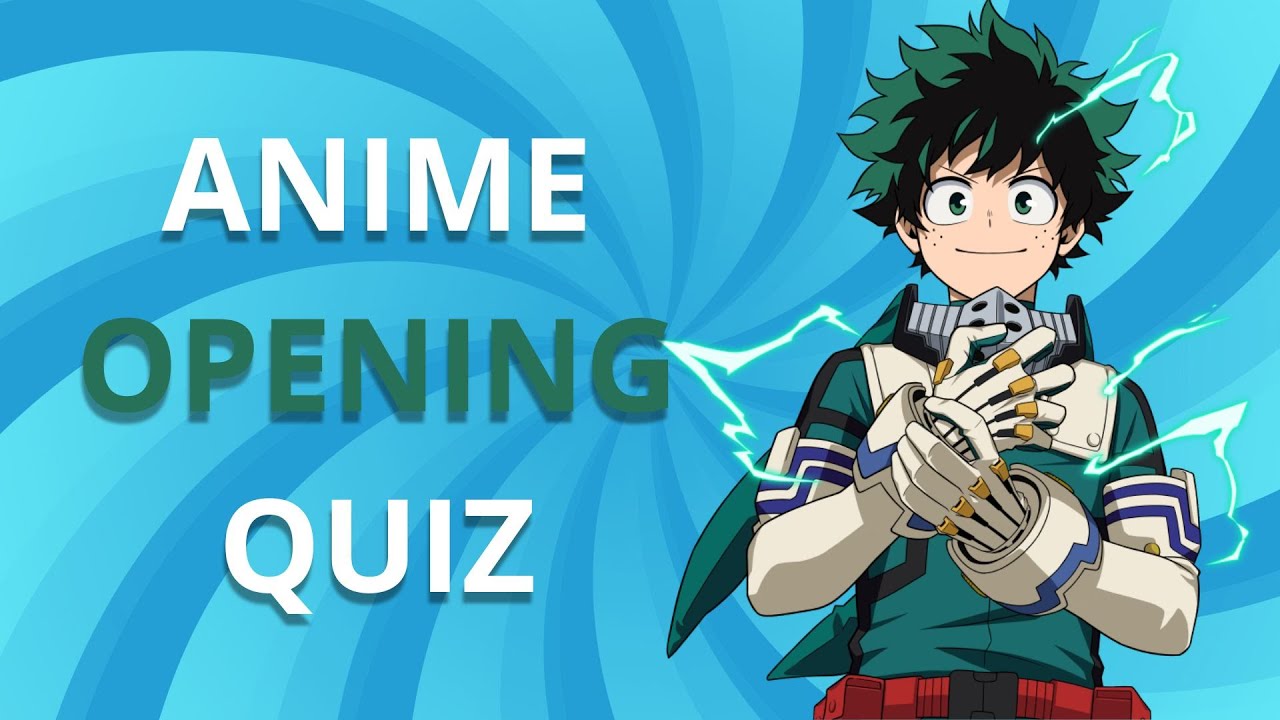ANIME OPENING QUIZ - 50 Openings [Banger Edition] - YouTube