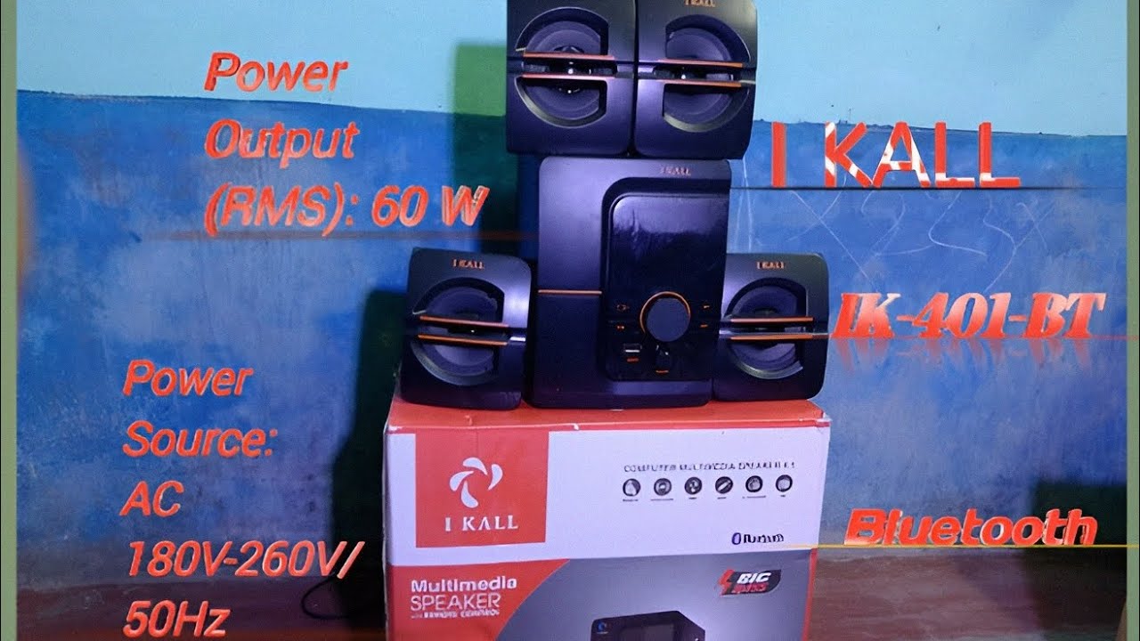 I Kall Home Theatre IK401 BT Bluetooth Home Theatre - YouTube