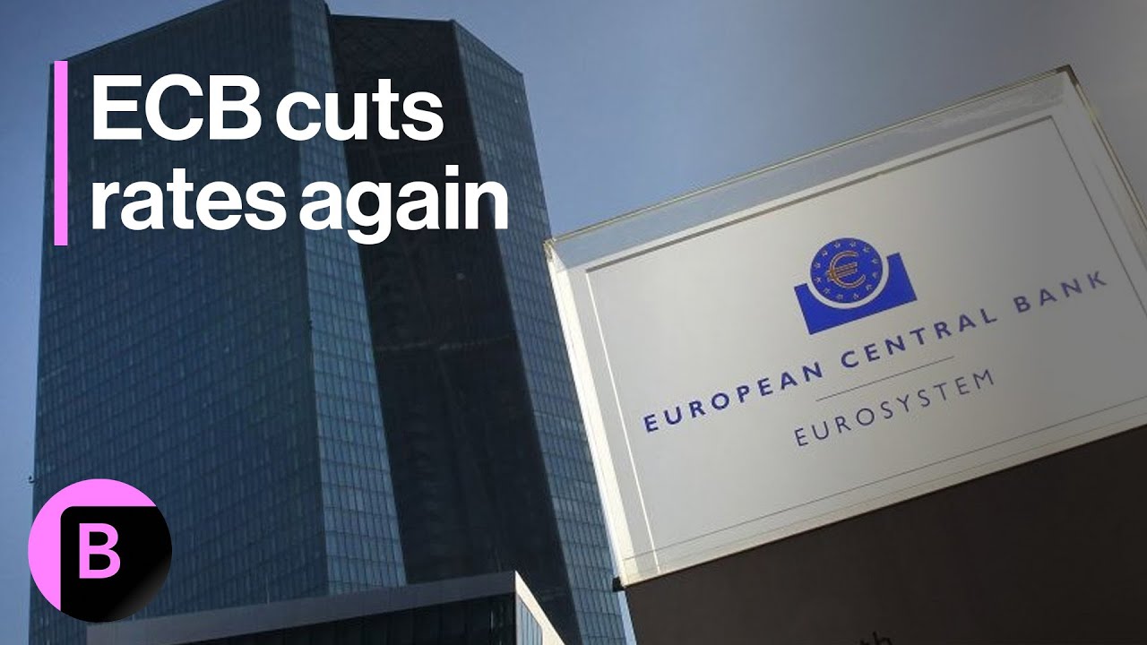ECB Rate Decision: Policy Makers Cut Again as Inflation Recedes - YouTube