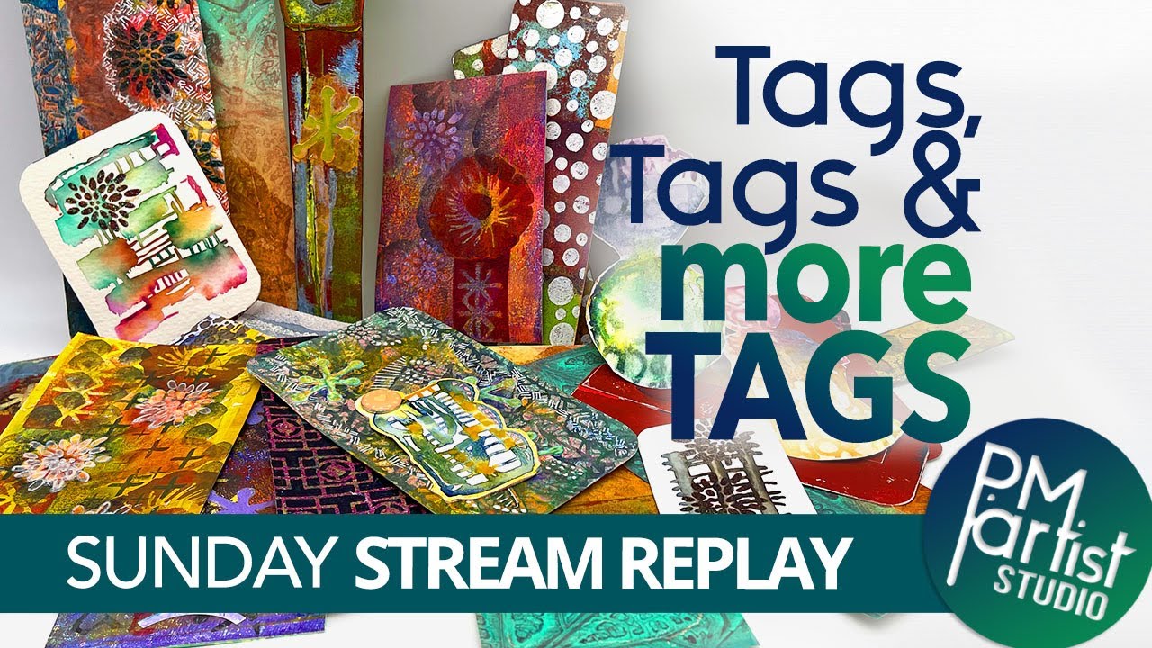 Get’n Arty Like We Do P Makes Tags for Her Tag Book 🔵 SUNDAY replay 2/ ...