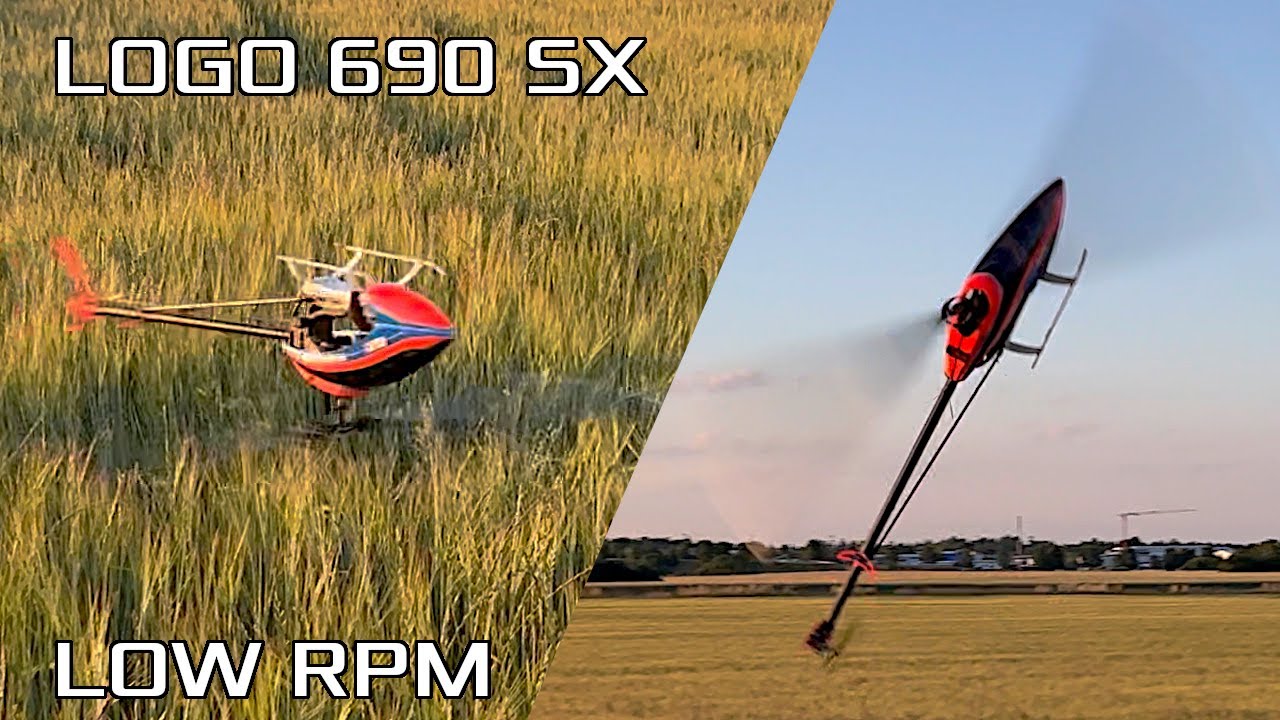 LOGO 690 SX | 6S Low RPM | Tengu 4525HT 428Kv - YouTube