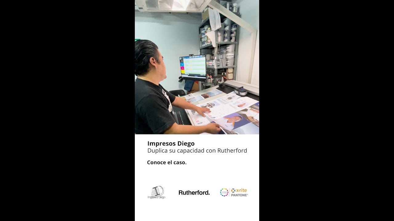 Rutherford | Impresos Diego con X-Rite eXact Auto-Scan Pro - YouTube