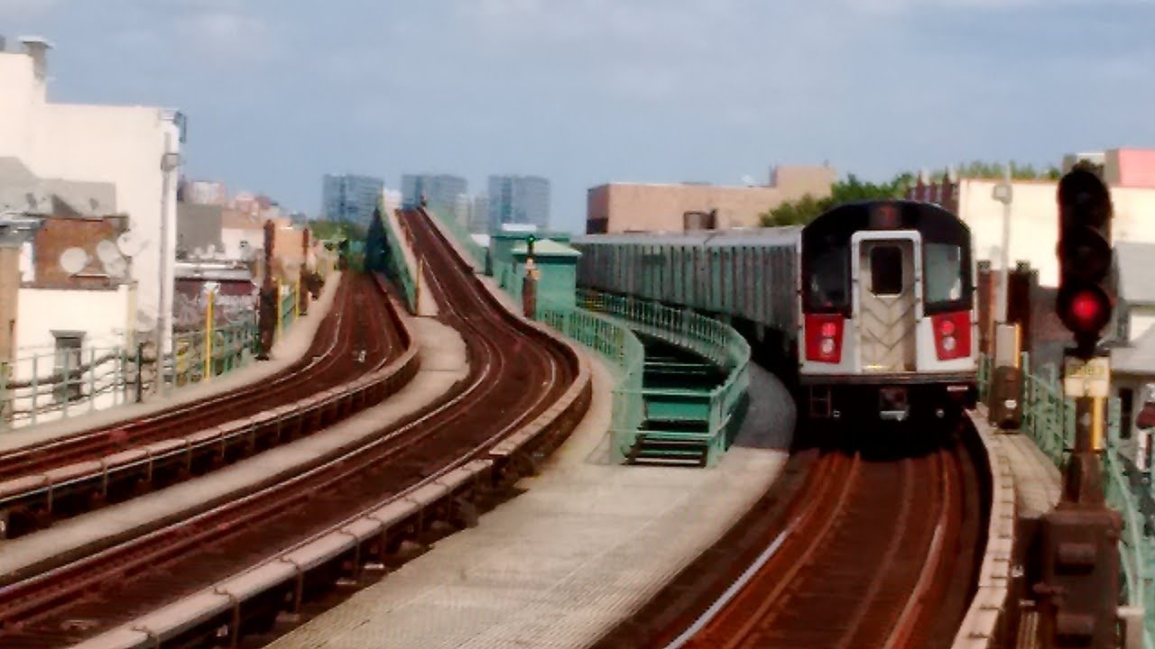 NYC Subway HD: Kawasaki R188 7 Train Departs @103 St Corona Plza (8/19 ...