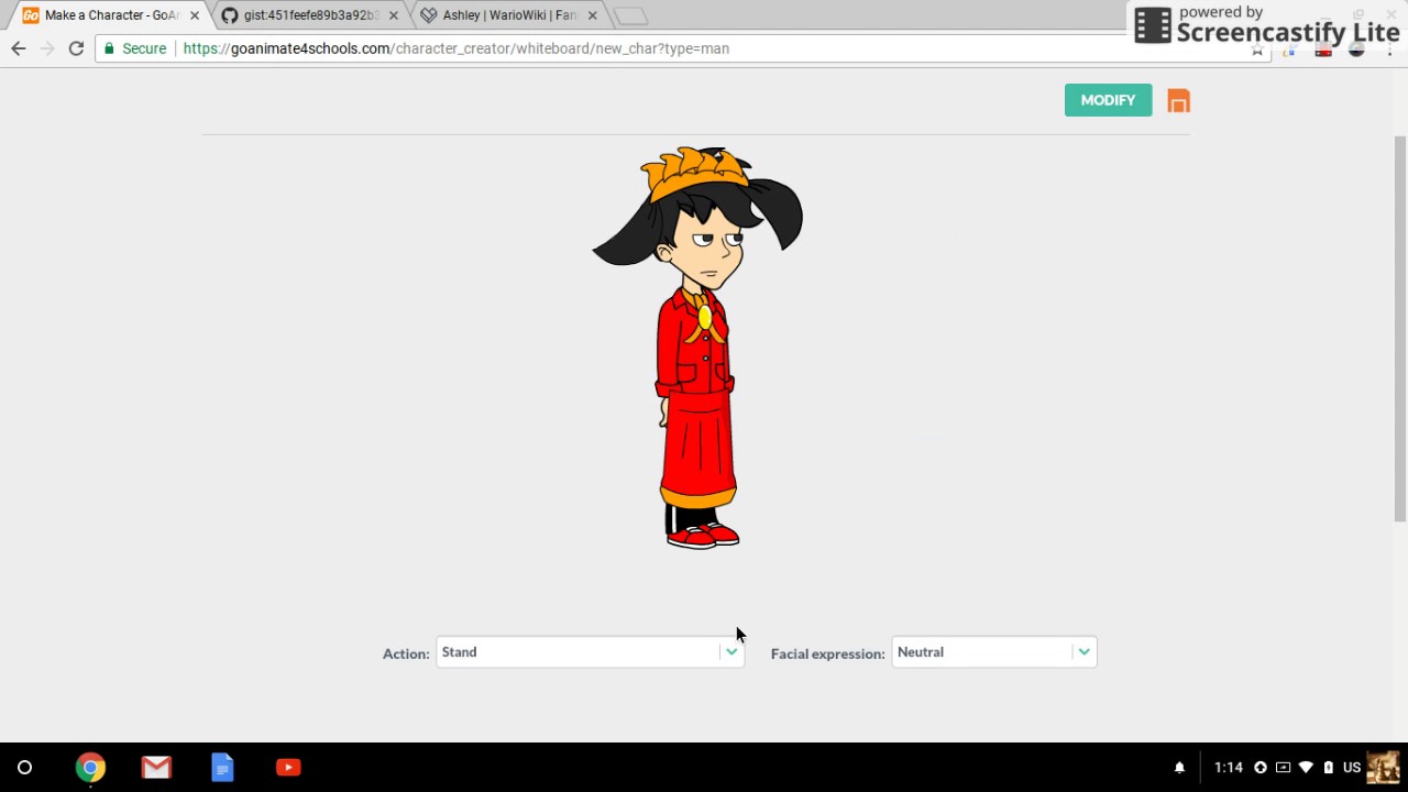 I made Ashley from WarioWare more accurate on GoAnimate - YouTube