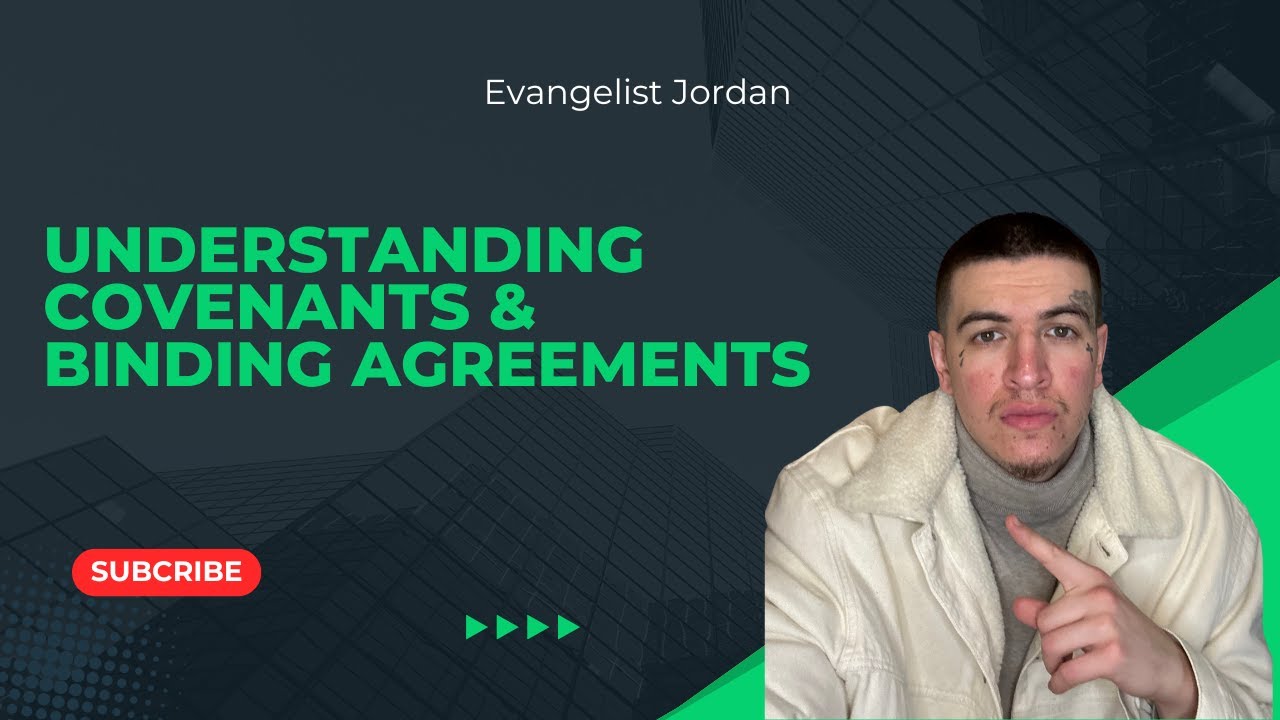 Understanding covenants and binding agreements-Evangelist Jordan - YouTube