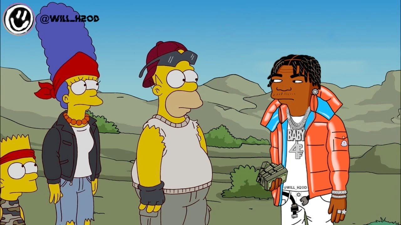 Lil Baby in The Simpsons - YouTube