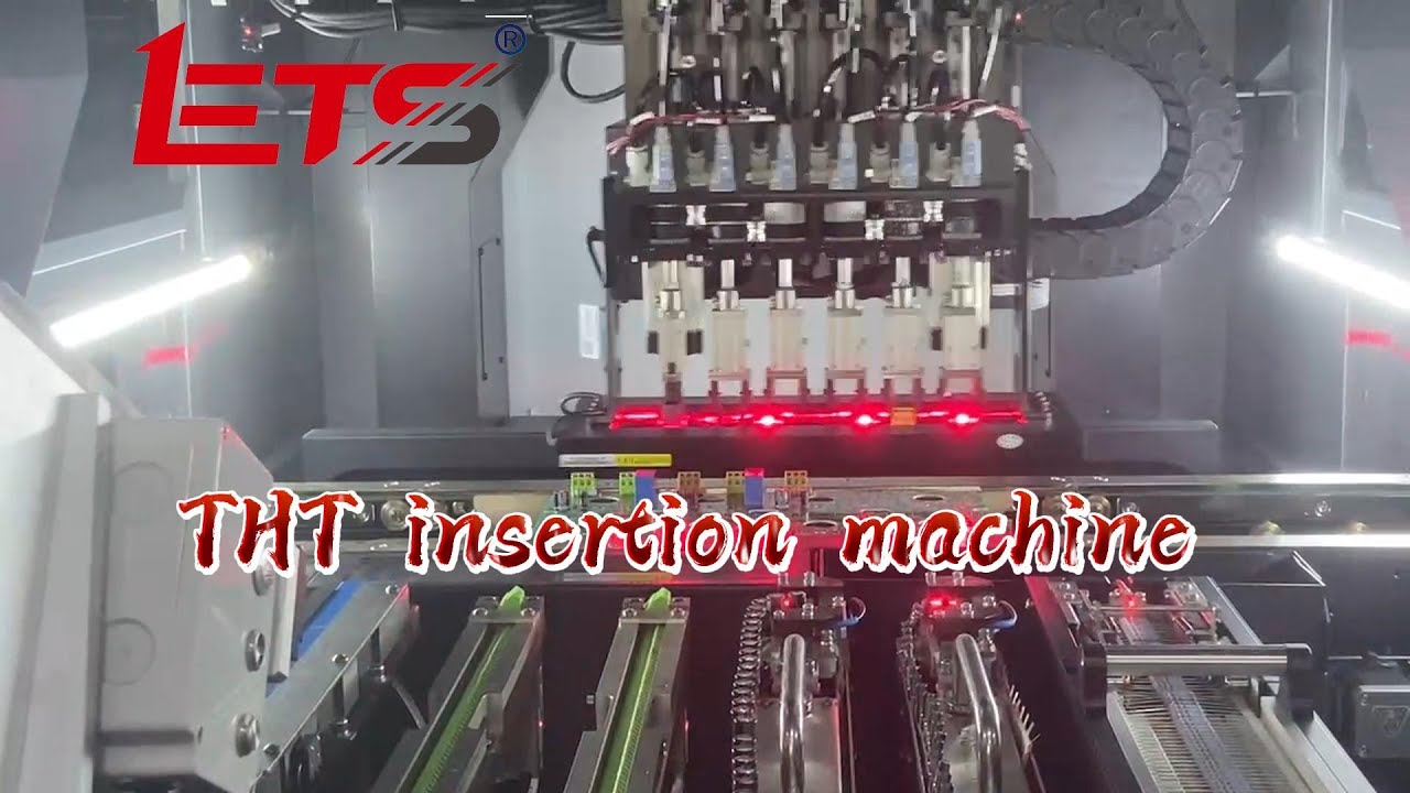 THT odd form component insertion machine for home appliance assembly - YouTube