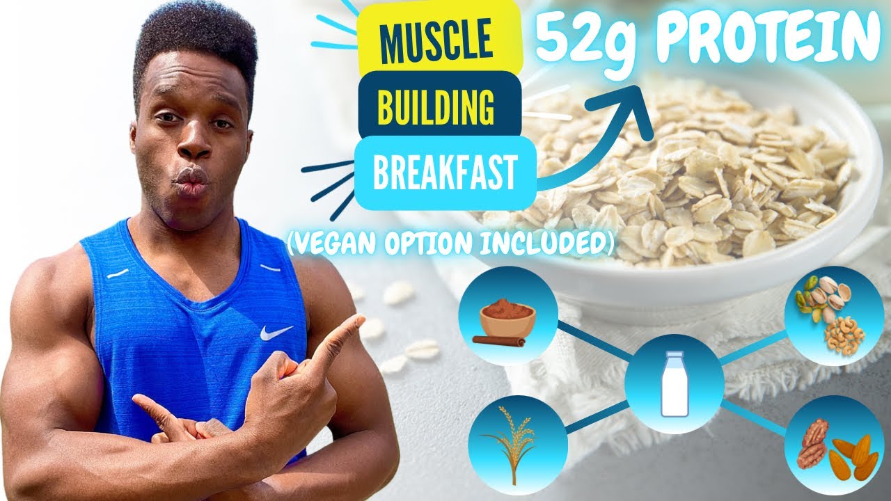 The BEST Muscle Building Breakfast: Simple & EASY & Quick: Build Muscle ...