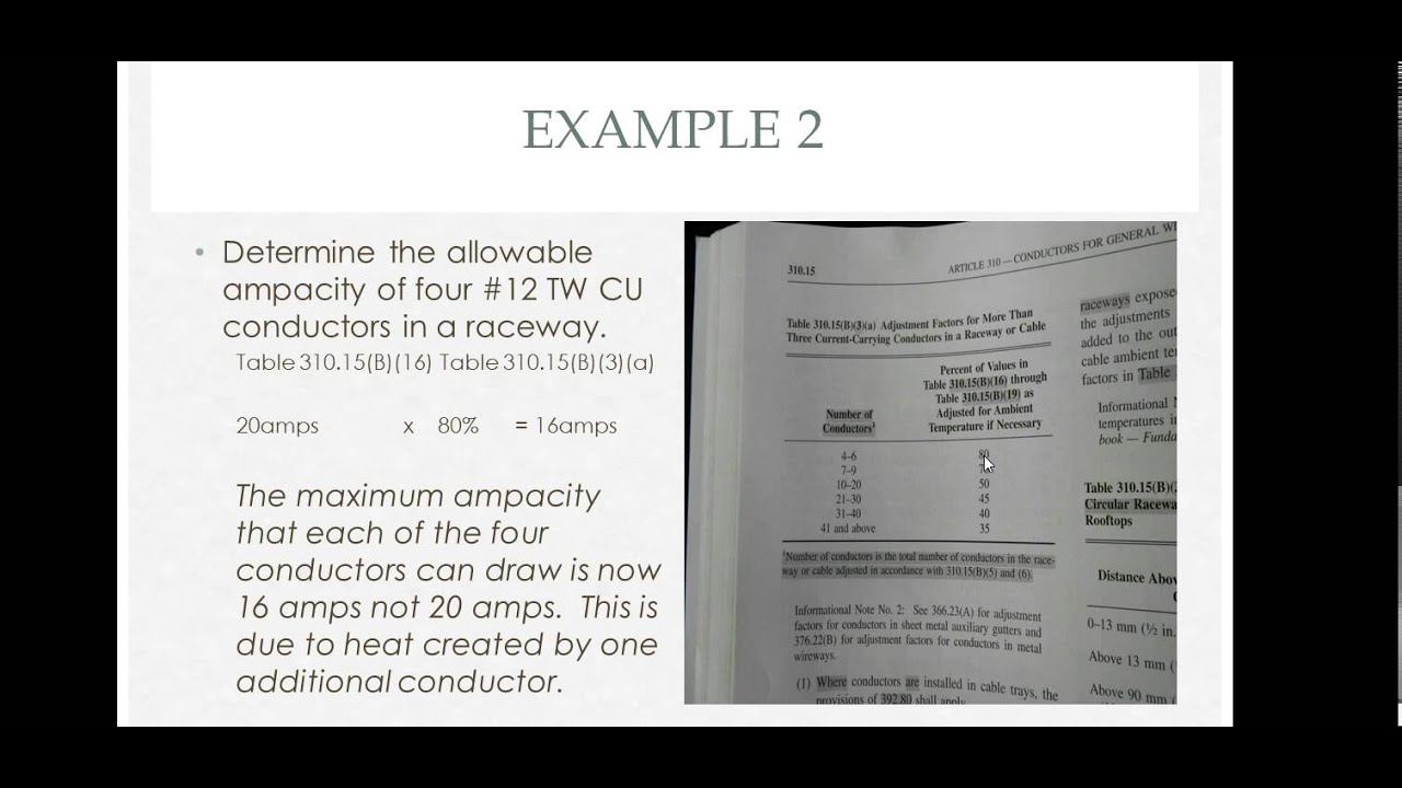 Ampacity Calculations 2011 - YouTube