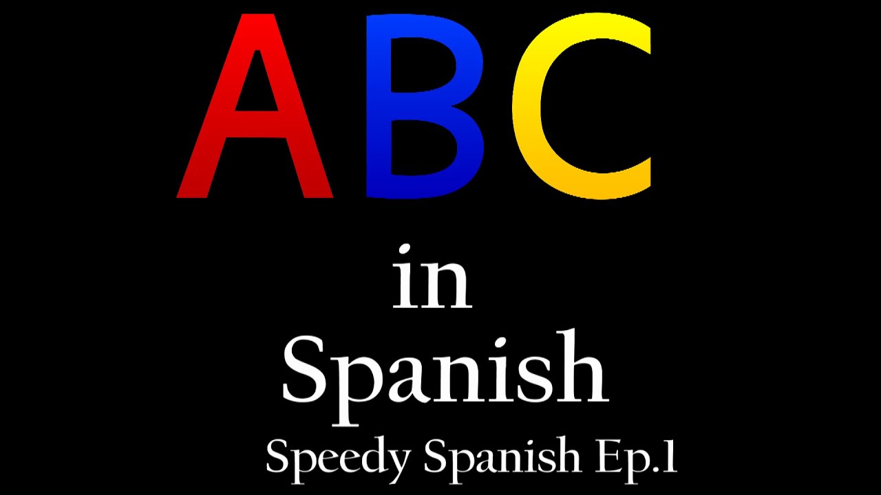 |Learn Spanish| The ABC's in Spanish: Speedy Spanish Episode 1-Damian ...