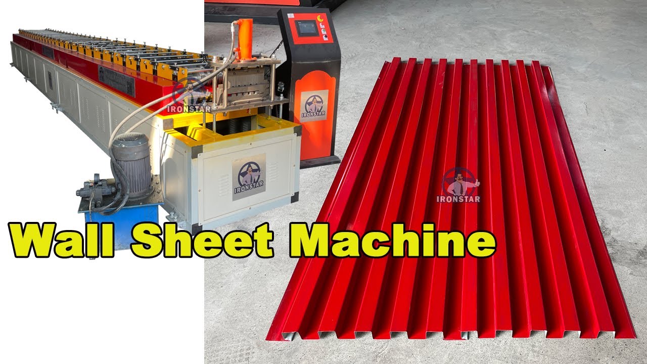 Wall sheet roll forming machine | Cladding panel roll forming machine ...