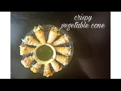 Crispy Vegetable Cone by Mital Jain, Chennai - YouTube