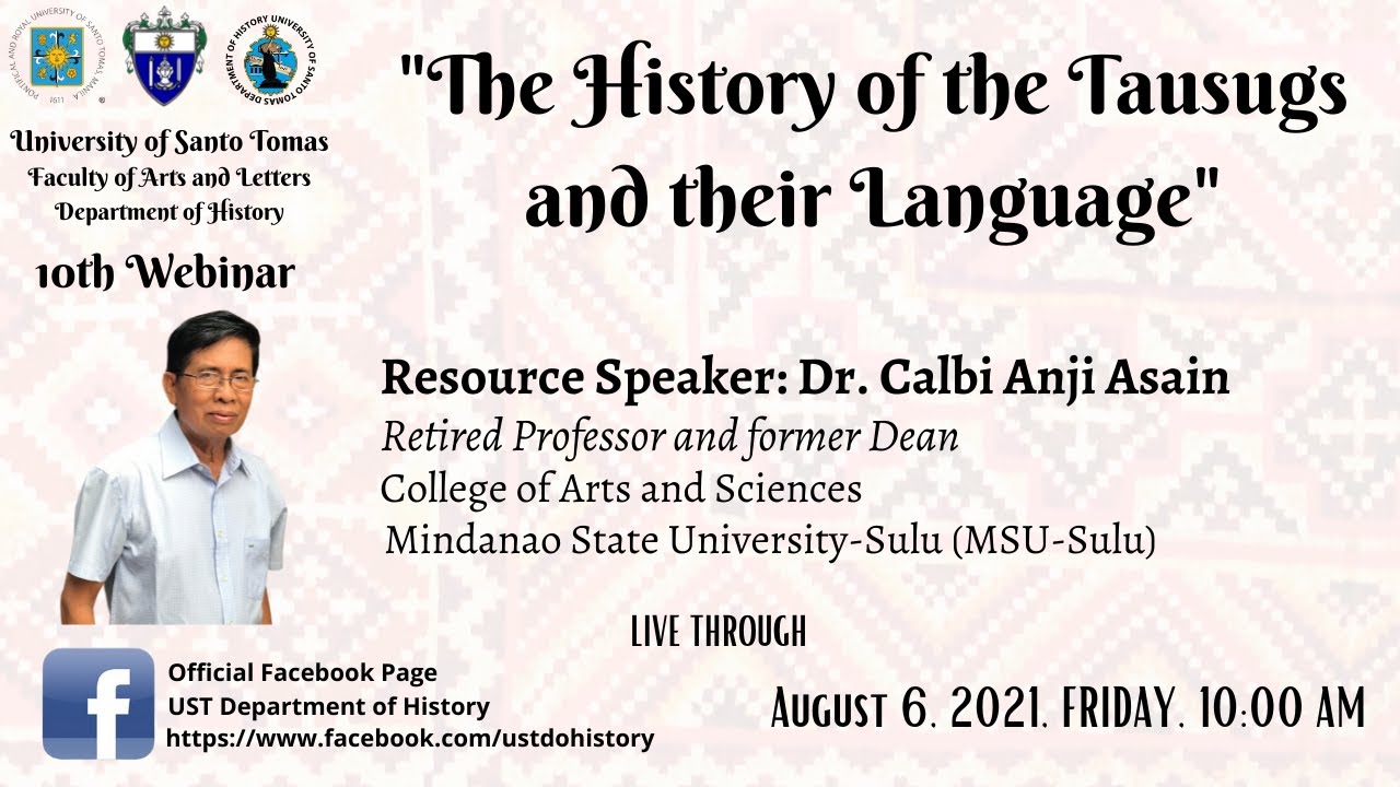 UST Department of History 10th Webinar - YouTube