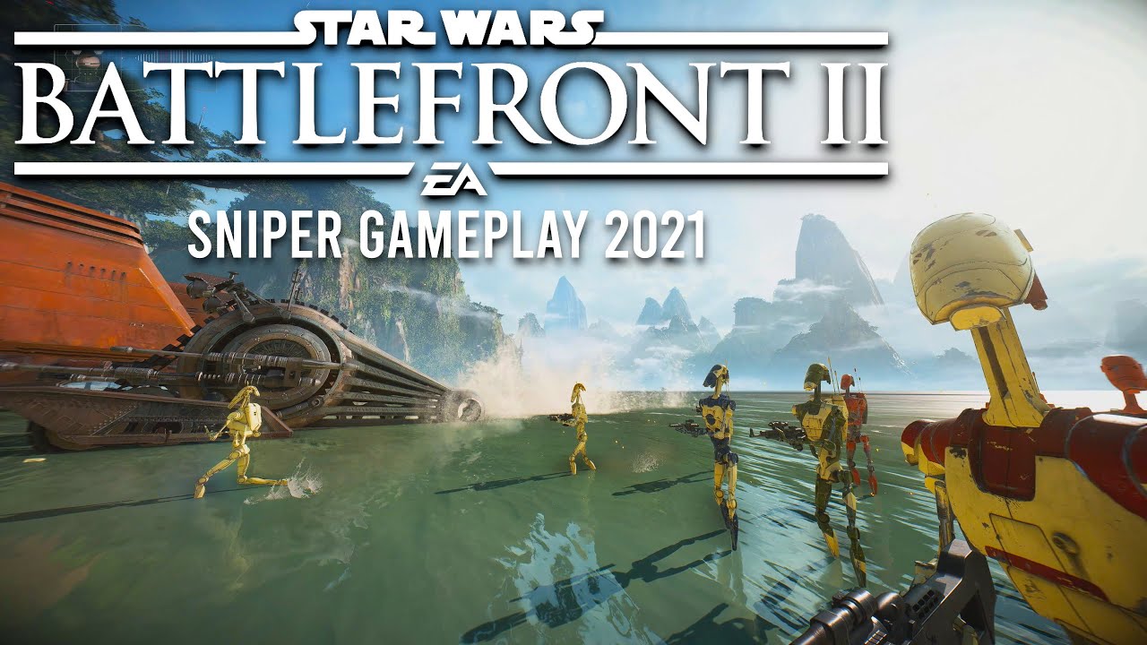 Star Wars Battlefront 2 2017 Sniper Gameplay In 2021 | 4K - YouTube