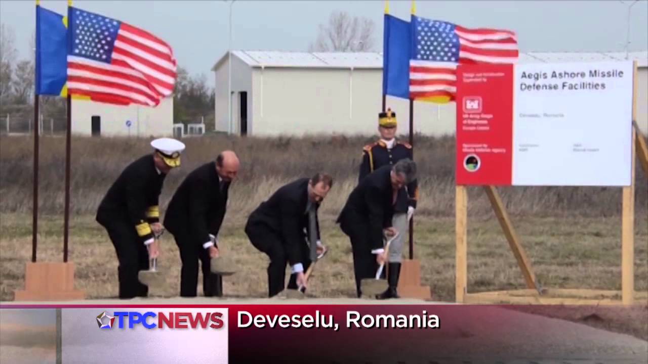 Missile Defense Groundbreaking at Deveselu Air Base - YouTube