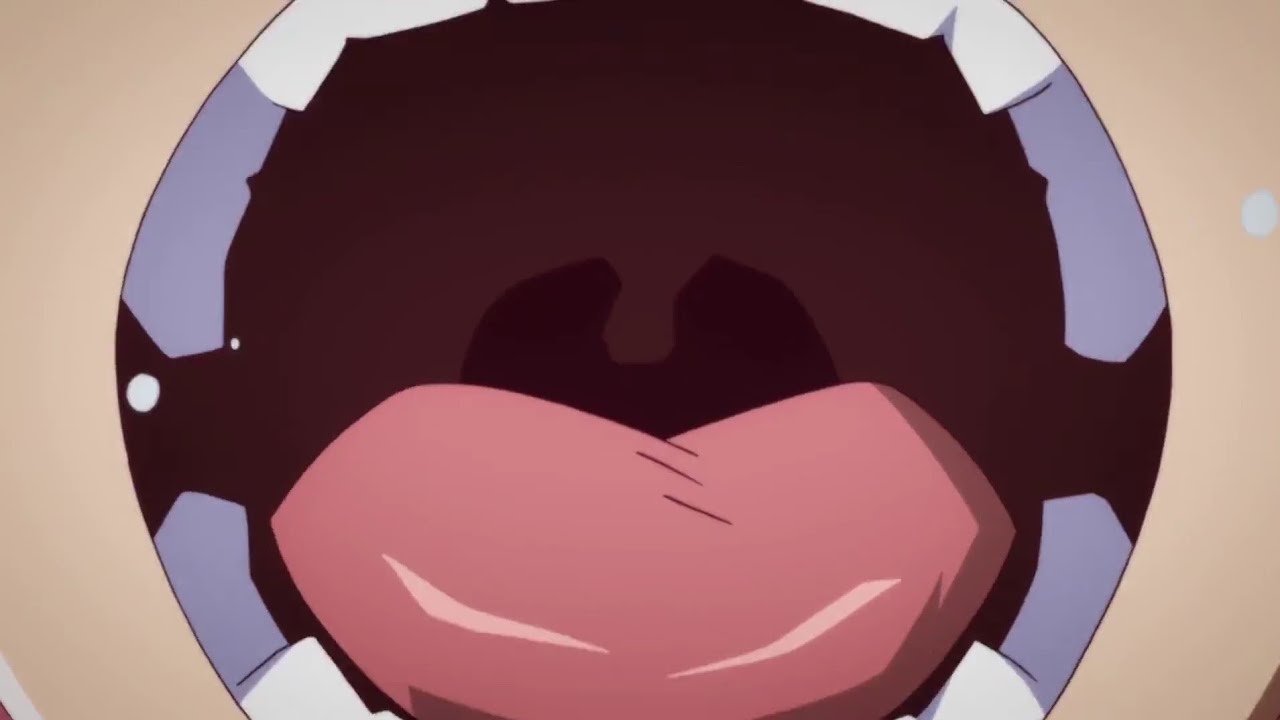 Mayoi Hachikuji's mouth close (Uvula) 2 - YouTube