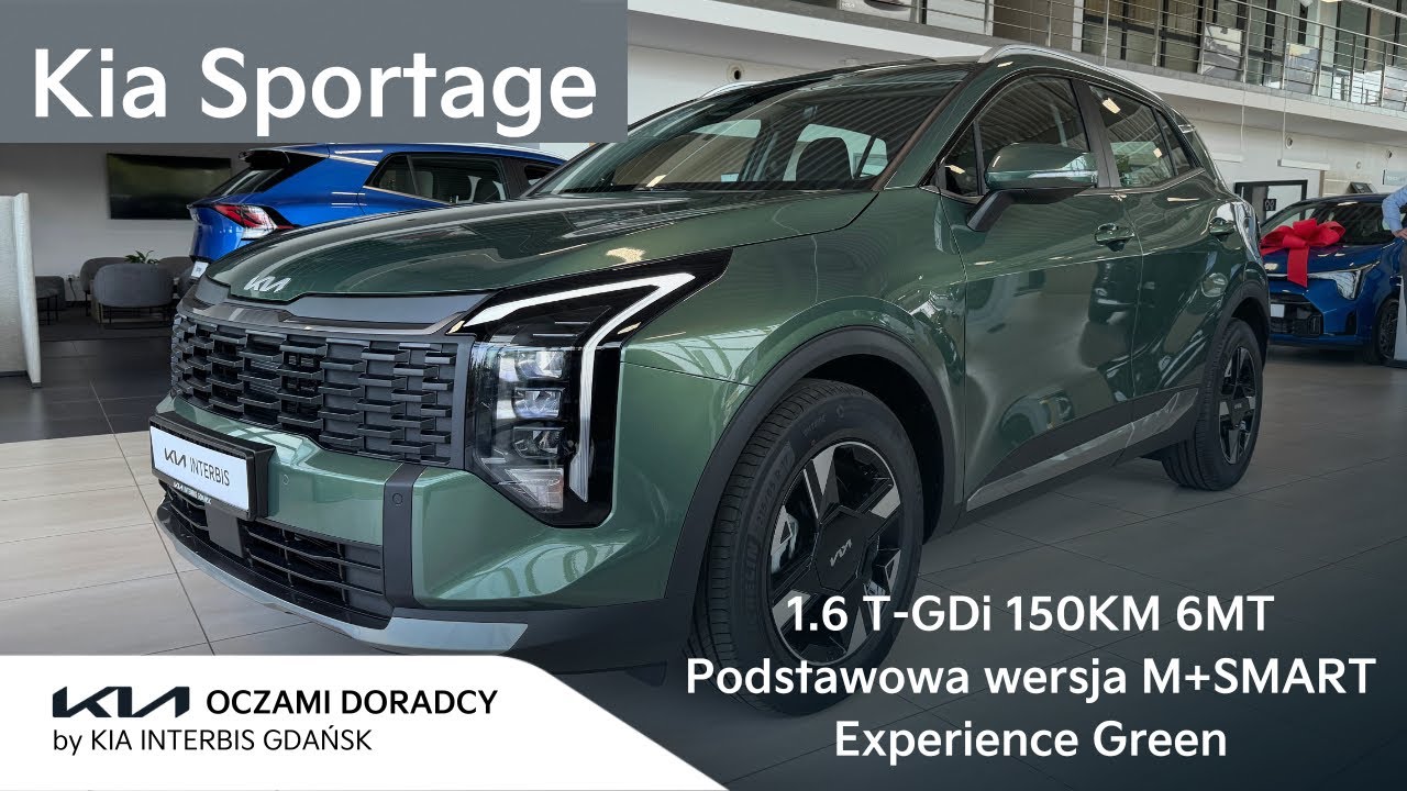 Nowa Kia Sportage [1.6 T-GDI 150KM 6MT] PODSTAWOWA wersja wyposażenia M + SMART | Experience ...