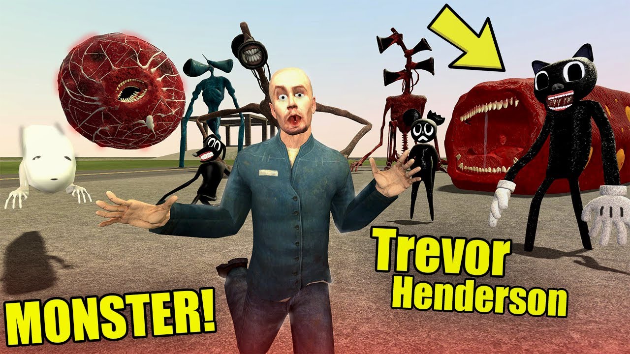 Trevor Henderson Monster Compilation Bonda Part 1/2 - YouTube