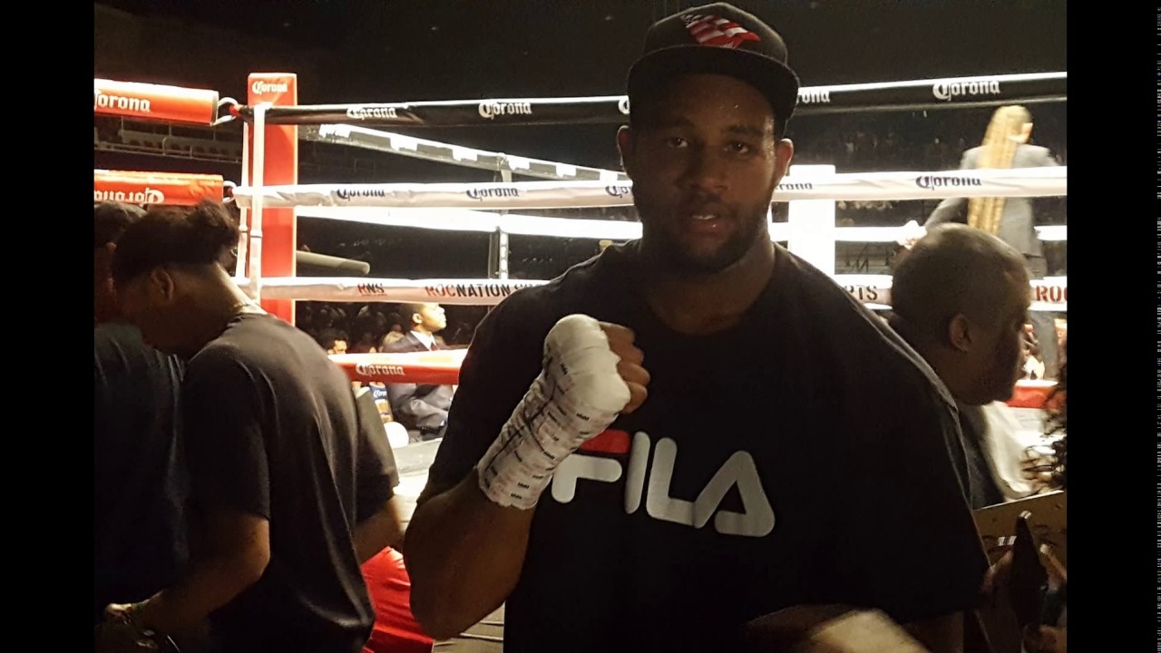 Darmani Rock Improves To (7-0) 5th Round KO Over Solomon Maye In Atlantic City!! - YouTube